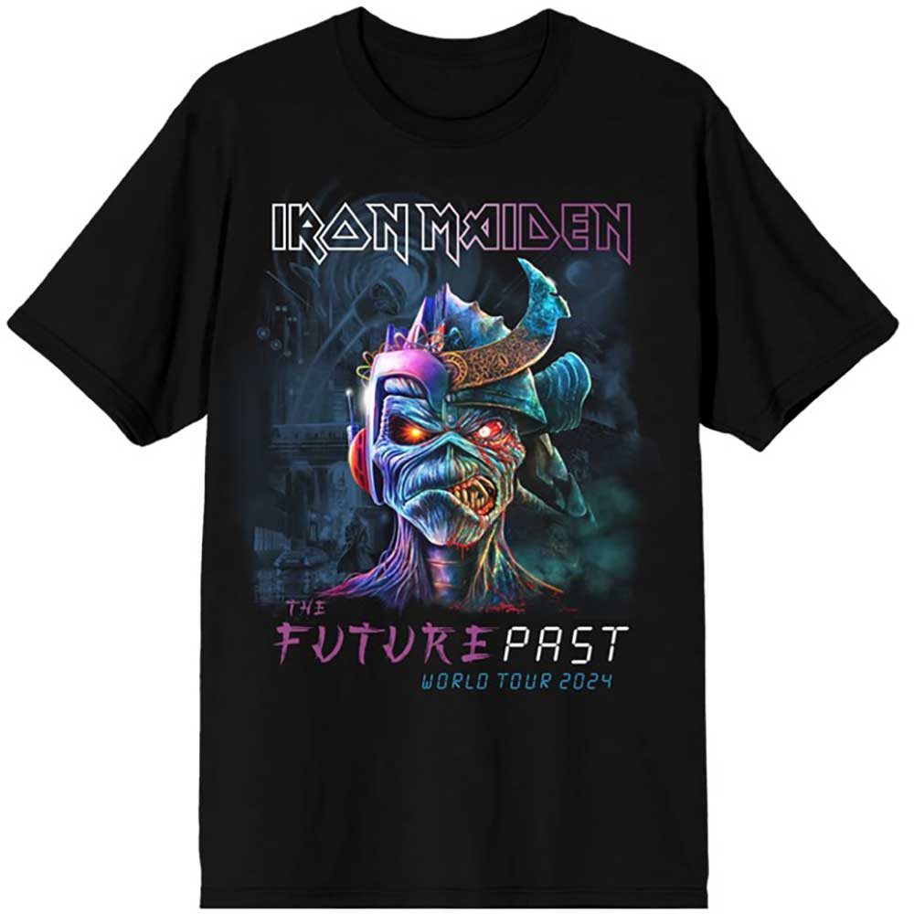 IRON MAIDEN - UNISEX T SHIRT - THE FUTURE PAST WORLD TOUR '24 ---- XL ...